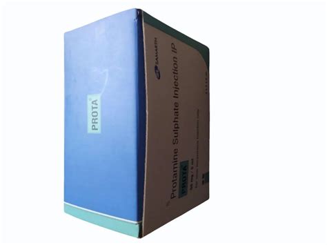 Protamine Sulphate Injection Box Of 5x5x5 Ml At ₹ 160vial In Nagpur Id 2853688132588