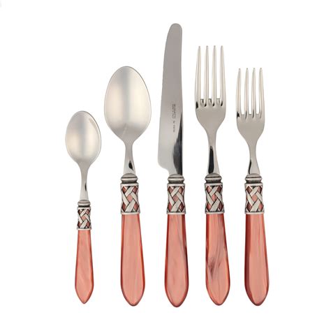 Vietri Aladdin 5 Piece Stainless Steel Flatware Set And Reviews Perigold