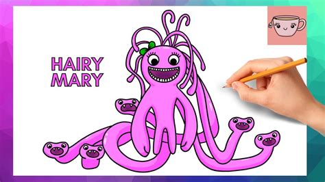 How To Draw Hairy Mary Garten Of Banban Easy Step By Step Drawing