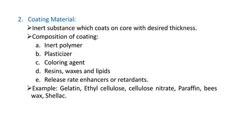 Microencapsulation Definition Advantages And Disadvantage