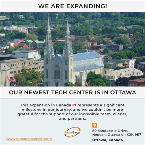 Ratna Global Tech On Linkedin Ratnaglobaltechexpandsinottawa Techecosystem Innovationhub
