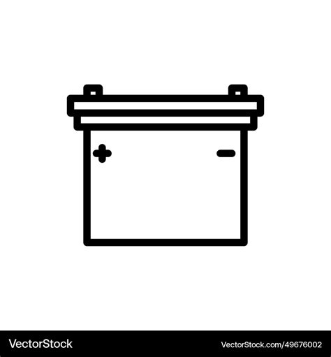 Accue Line Icon Logo Royalty Free Vector Image