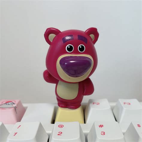 動漫玩具總動員公仔手動機械鍵盤鍵帽巴斯光年三眼公仔十字鍵帽 蝦皮購物