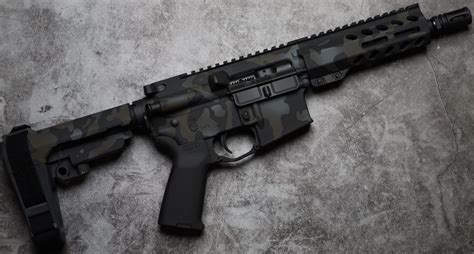 Camo Black Ar 15 With H 232 H 234 And H 146 Cerakote