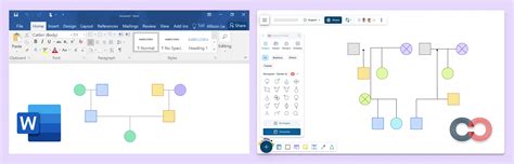 How To Make A Genogram In Word Creately