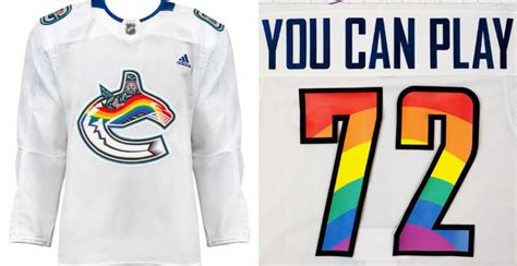 Canucks Unveil 2023 Pride Jersey Players Will Wear Tomorrow Sports