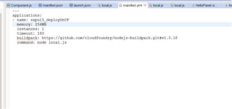 How To Deploy Ui5 Application On Hcpcloudfoundry Sap Community