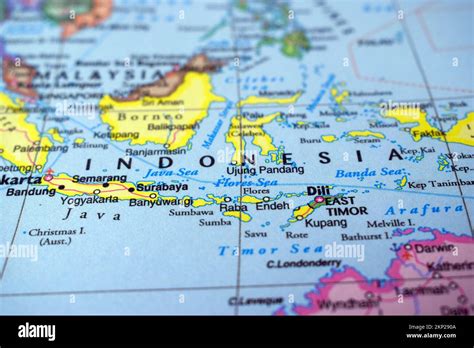 Indonesia World Map On The Map Indonesia Country Map And Flag