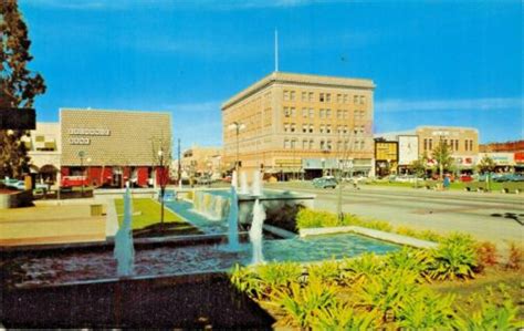 Santa Rosa Ca~downtown Street Scene Stores Old Courthouse Square 1975