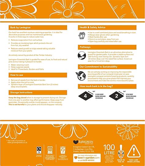 100l Essentials Bark Compost Compost Multi Purpose Fertilisers