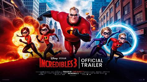Incredibles 3 Official Trailer Pixar 2026 Youtube