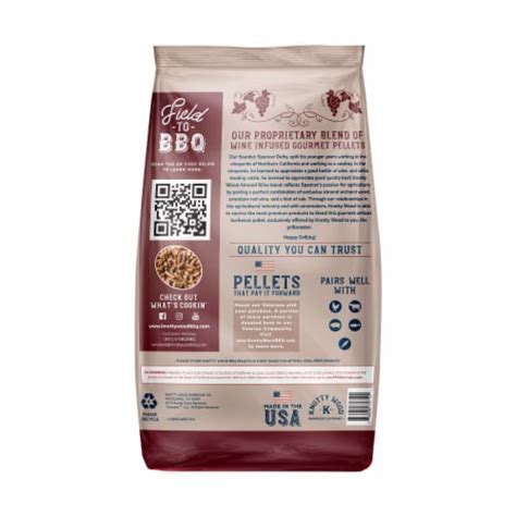 Almond Cabernet Cooking Pellets Red Wine Oak Blend Natural Knotty Wood