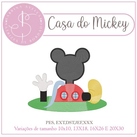 Casa Do Mickey Sabrina Avellar Matrizes De Bordados