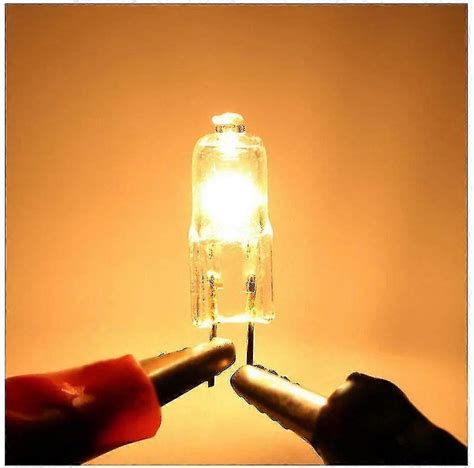 10x Dc 12v Halogen Bulbs G6 35 50w Dimmable Warm White 2700k 2 Pin Clear Capsule Light Bulb For