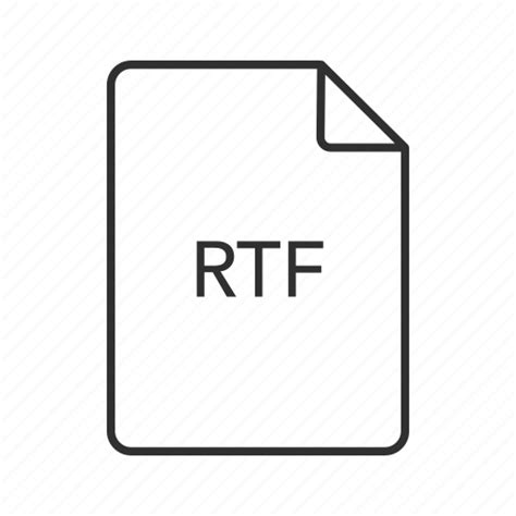 Rft Rich Text Format Rich Text Format File Rtf Document Rtf File Icon Rtf Format Rtf Icon Icon