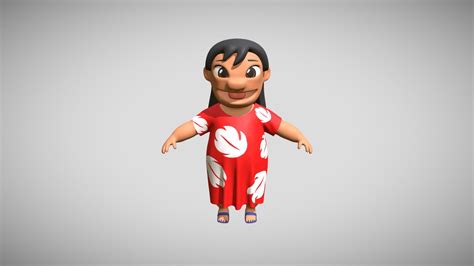 Lilo 3d Model By Boge01 [ba6f2a4] Sketchfab