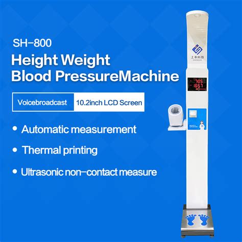 Bmi Height Weight Omron Blood Pressure Electronic Scale With Label