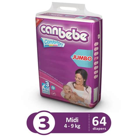 Canbebe Size 3 Jumbo Midi Size 3 4 9kg 64 Pcs Bagallery