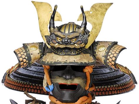 24 Ken Suji Bachi Kabuto Signed Masanobu 18th C Lacquered Black And Finished In Katajiro