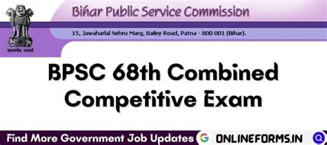 Bpsc 68th Mains Admit Card 2023 324 Post