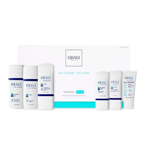 Bộ Mờ Nám Mini Cho Da Dầu Obagi Nu Derm Travel Kit