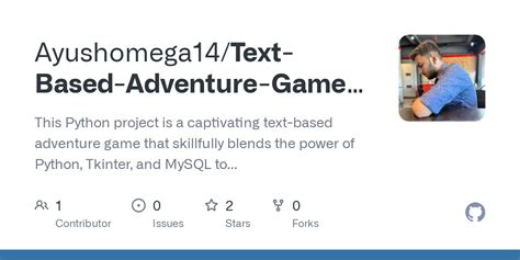 Github Ayushomega14text Based Adventure Game With Gui Database Using