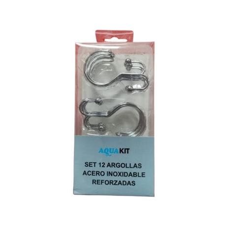 Set Argollas Acero Inoxidable Reforzadas 12 Unidades Aquakit