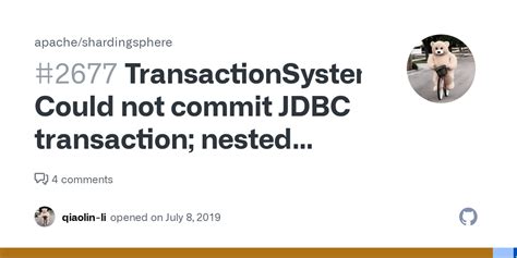 Transactionsystemexception Could Not Commit Jdbc Transaction Nested Exception Is Javasql