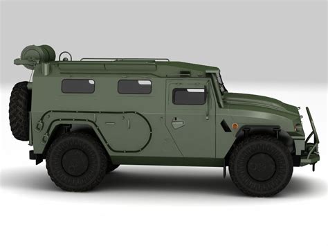 Colección Gaz Tigr Modelo 3d 40 Max 3ds Obj Fbx Unknown Free3d