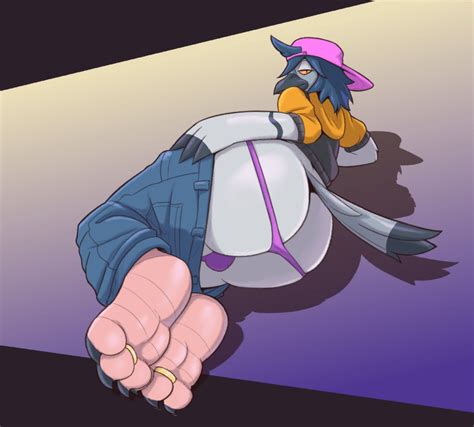 Rule 34 3 Toes Anthro Ass Ass Cleavage Avian Baseball Cap Beak Big