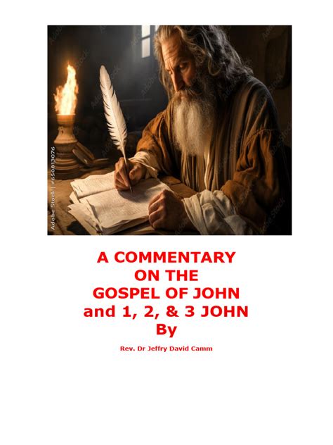 Commentary On The Gospel Of John Pdf John The Apostle Jesus