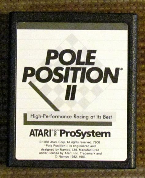 Pole Position 2 Atari Game Atari Games Positivity Games