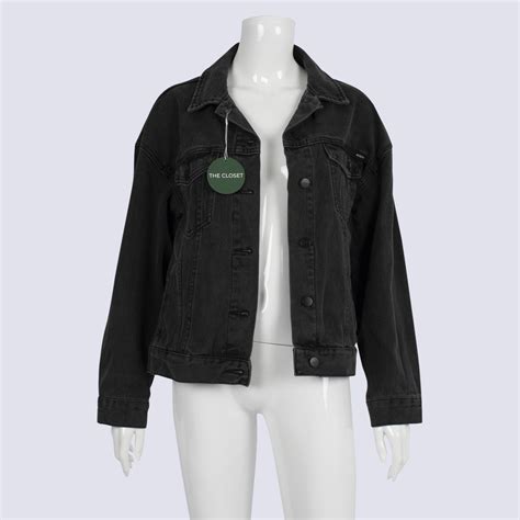 Rcva Black Denim Jacket