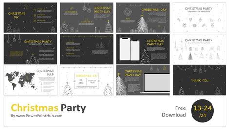 Free Download Christmas Party Presentation Template For Powerpoint