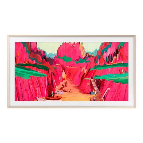 75 The Frame Rammi Sand Gold Samsung Ht Is