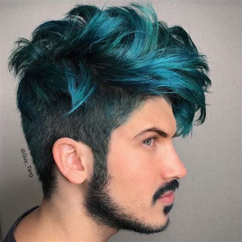 Dark Blue Hair Dye Men