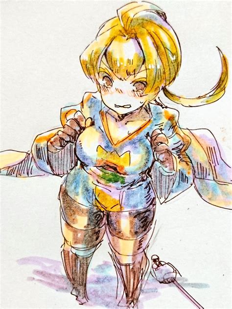 The Big Imageboard Tbib 1girl Ahoge Blonde Hair Breasts Cape