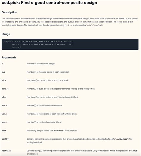 Module A Ccd In R Mane 6313 Design Of Experiments
