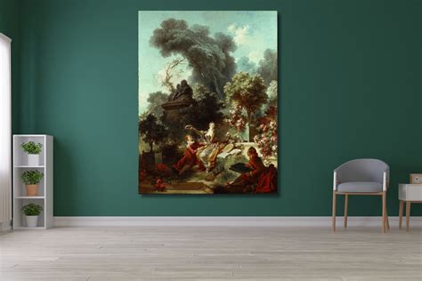 Jean Honore Fragonard The Progress Of Love The Lover Crowned Canvas