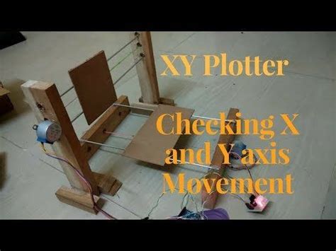Making Xy Plotter Using Arduino Part X And Y Axis Movement Manual Control Hd Dplotter Cnc