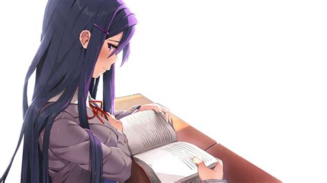 Yuri Book Reading Scene Render By Erzajuliarinne On Deviantart