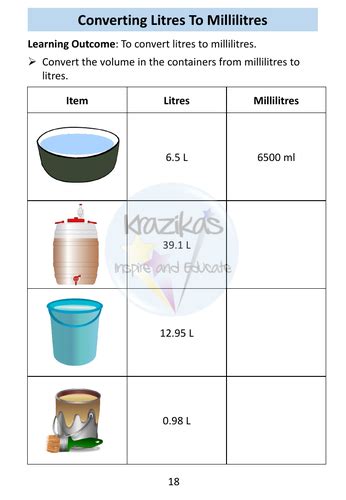 Volume And Capacity Workbook Functional Skills Maths Entry Level 3