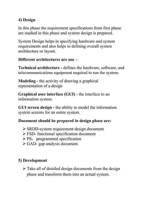 Report On Software Development Life Cycle Sdlc Docx