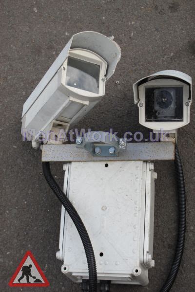 Men At Work Cctv Twin Cameras