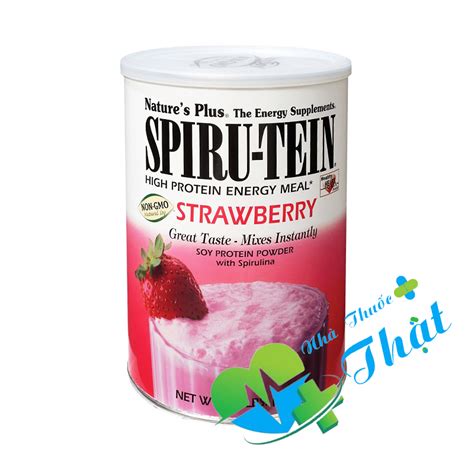 Spiru Tein Strawberry Hộp 544g Sữa Dinh Dưỡng Vị Dâu Nhà Thuốc Thật