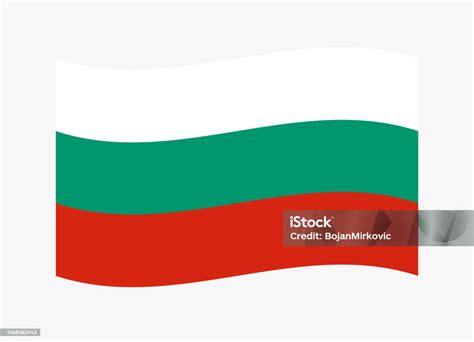 Bulgaria Waving Flag Vector Stock Illustration Download Image Now