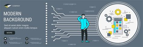 Premium Vector Mobile Application Gui Construction Concept