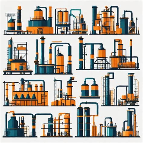 Premium Ai Image Oil Refinery Production Process