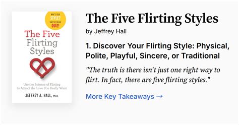 The Five Flirting Styles Summary Audio Quotes Faq