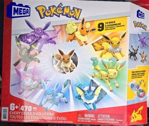 Mega Pokémon Eevee Evolution Building Set 470pcs New 4714488668